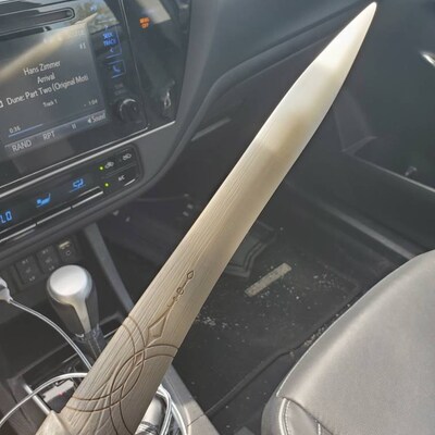 The ULTIMATE Worm Crystal Tooth Knife With Sheath Movie Prop Replica - Etsy