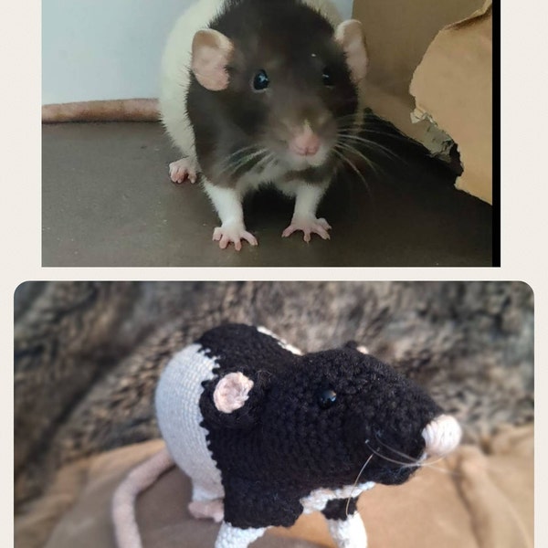 Digital Crochet Pattern Realistic Rat - Etsy