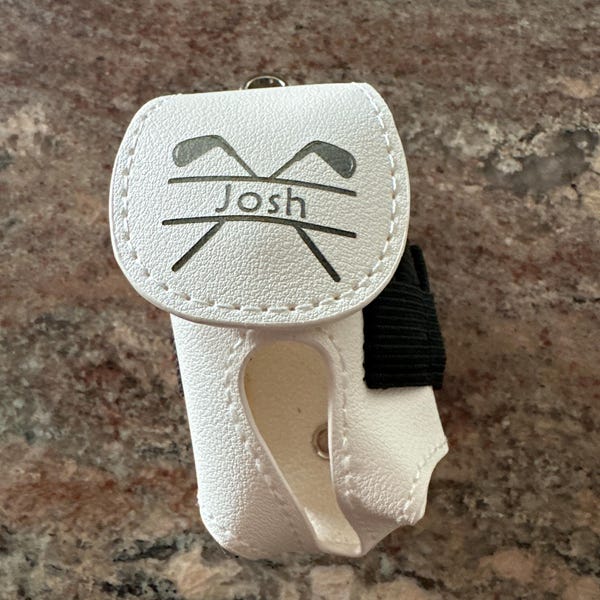 Golf Ball Bags Personalized, Golf Ball and Tees Holder, Golf Gifts for ...