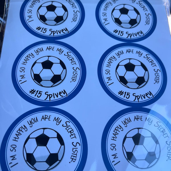 Soccer Stickers, Soccer Birthday Party, Soccer Party Stickers ...