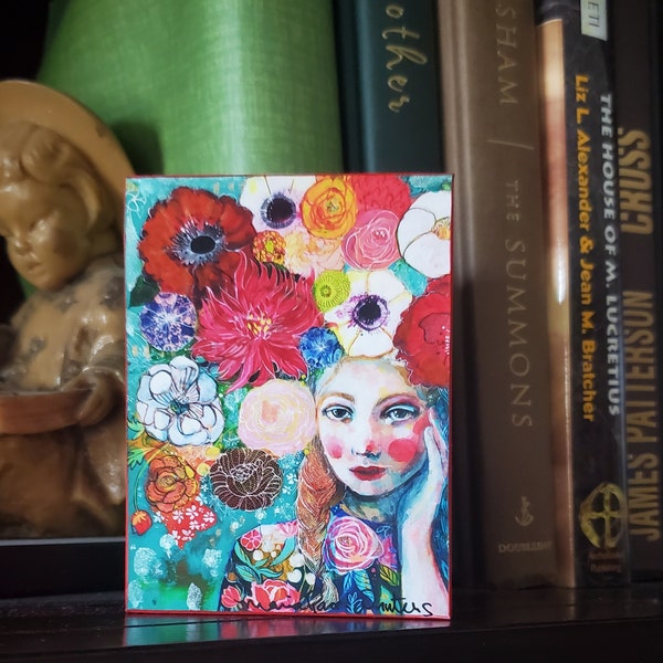 All the Wonders-original Mixed Media Painting by Maria Pace-wynters - Etsy