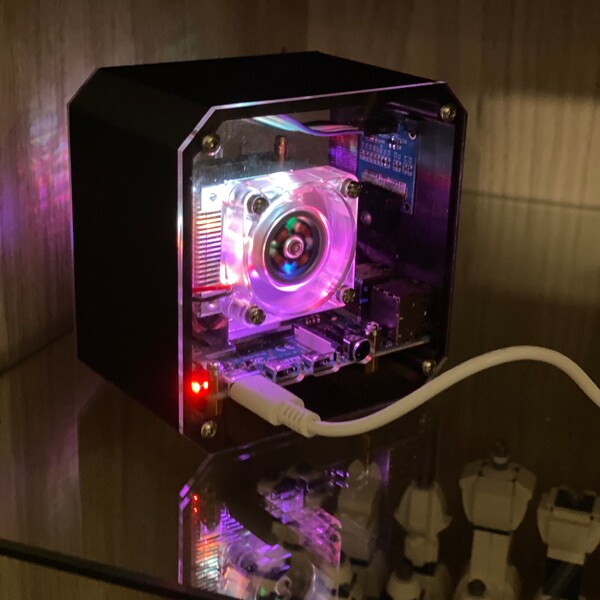 Raspberry Pi 4B Desktop Computer Case - Etsy