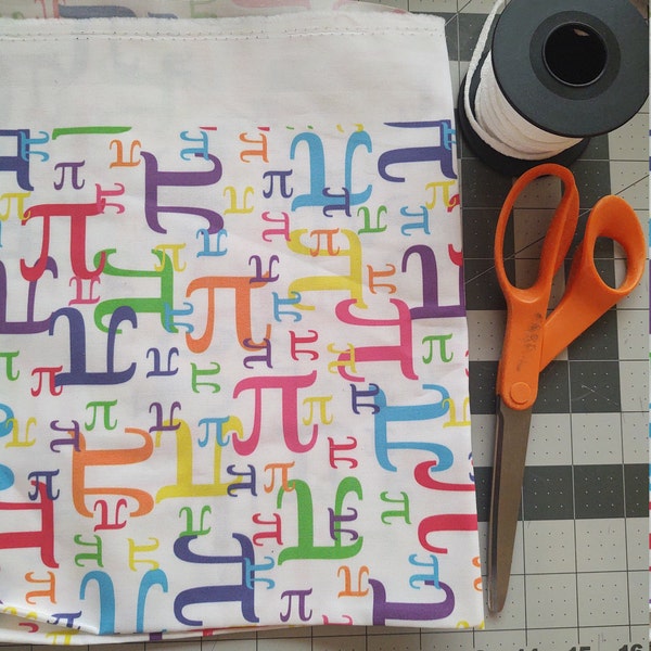 Pieces of Pi Cotton Math Fabric Fat Quarter - Etsy