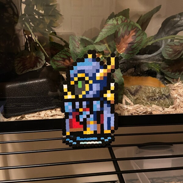 Final Fantasy IV: Perler Bead Sprites - Cecil, Kain, Rosa, Rydia, Edge ...
