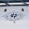 Vinyl Distressed Style Compass Hood Decal Window Decal Fits Jeep ...