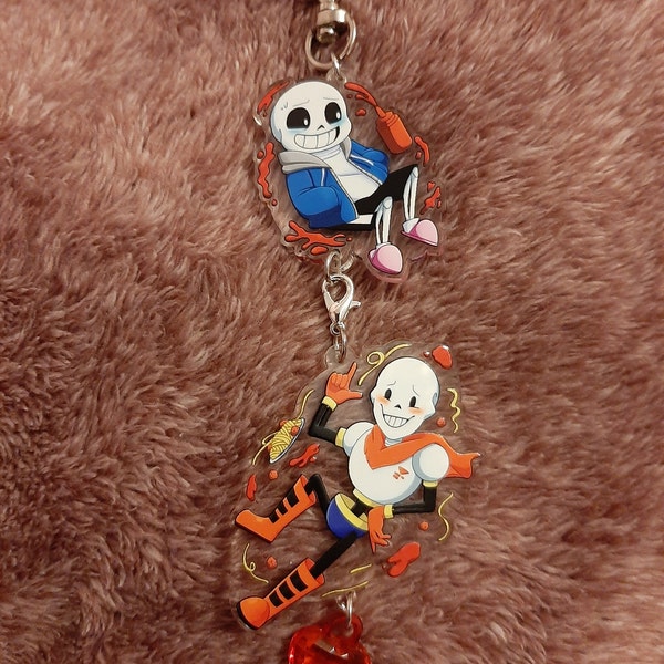 Undertale AU Linked 6.5" Acrylic Charm (individual Charms 2") - Etsy
