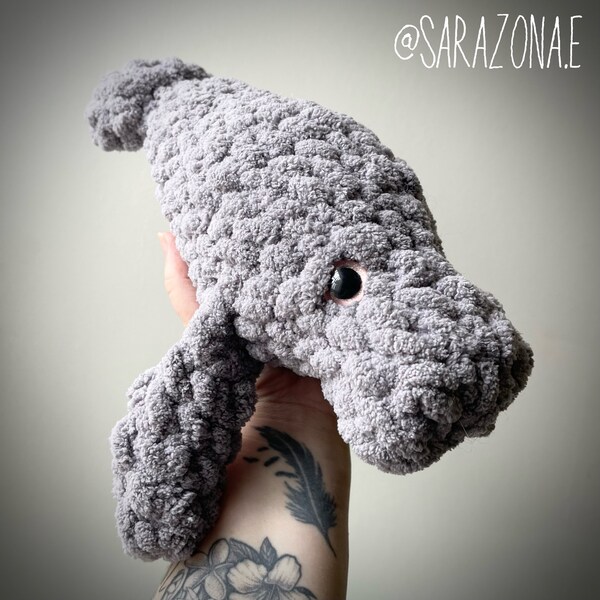 No Sew Baby Manatee Crochet Pattern, Onsiegurumi, Amigurumi, Simple ...