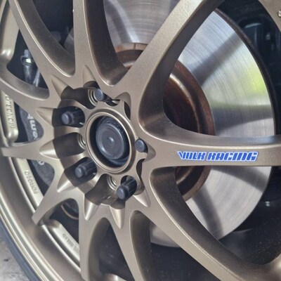 1SET Engineering Volk Racing Ce28 Ce28sl Alloy Side Spoke Wheel Decal ...
