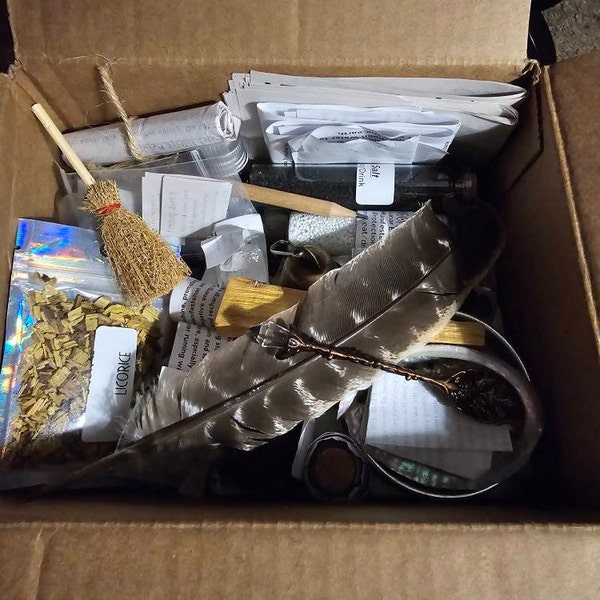 Otherworldly Witch Kit Witchcraft Supplies Mystery Box Magick Gift for ...