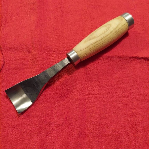 Hand Forged Stock Knife Set 2 Pcs. Cloggers Knives. Ergonomic Ash ...