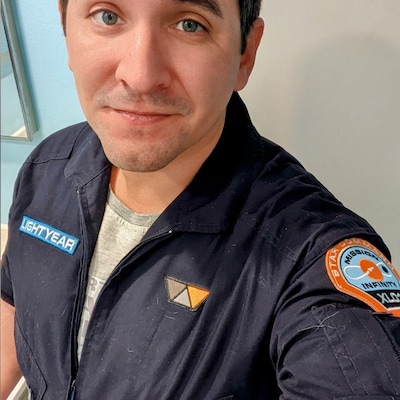 Lightyear Mission Infinity XL01 Uniform Embroidered Patch Iron on Sew Badge Star Command Prop ...