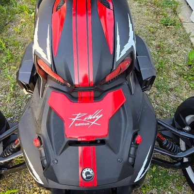 3 Down Biker Wave Decals for Prescott Wheel Hub Caps and Hood Accent ...