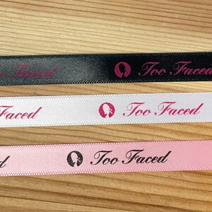 Business Branded 10mm Personalised Printed Ribbon Business | Etsy UK
