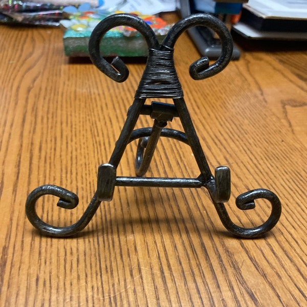 Decorative Metal Easel 10 Tall Display Stand Iron, Copper, Antique ...