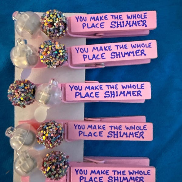 Hand Made Cheer Pins/spirit Clips. - Etsy