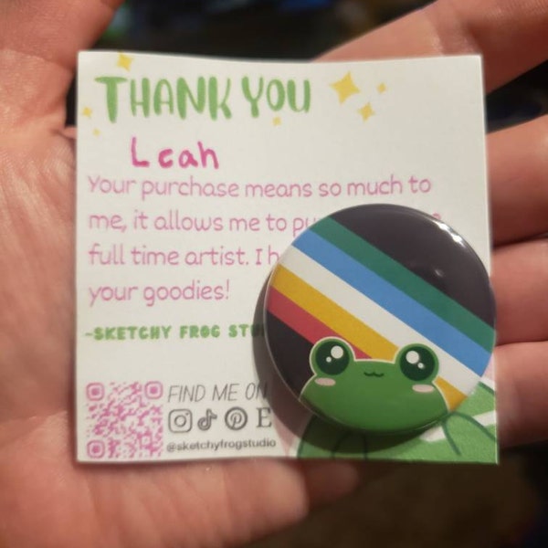 Kawaii Round Frog Matte Vinyl Sticker Frog Core Decal Water Bottle ...