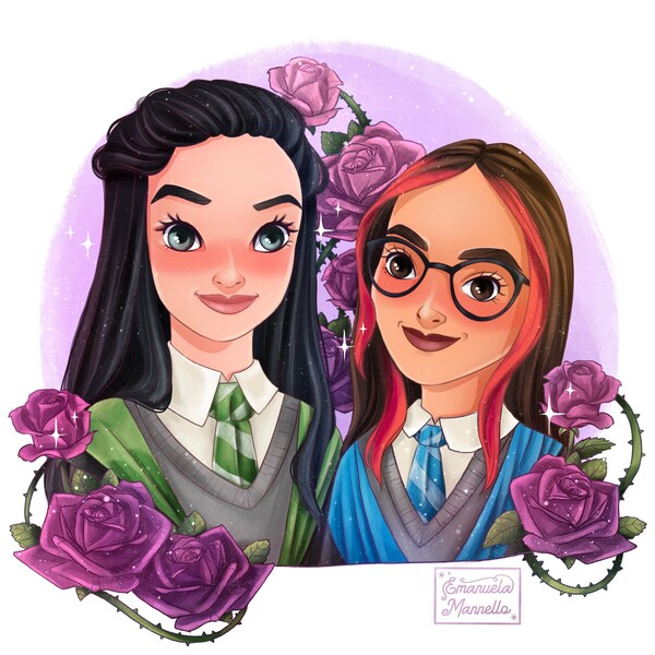 MAGIC STUDENT PORTRAIT | Custom Portrait | Illustration Portrait ...