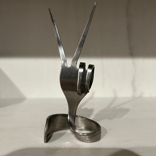 Fork Art Silverware Peace Sign Sculpture - Etsy