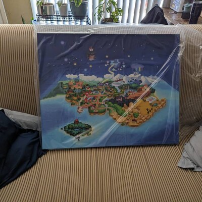 FFXIV World Map Three Continents Eorzea Hydaelyn Large Mouse Pad - Etsy