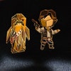 Chewbacca Enamel Pin,star Wars Gift,soft Enamel Pin,origami Jewelry ...