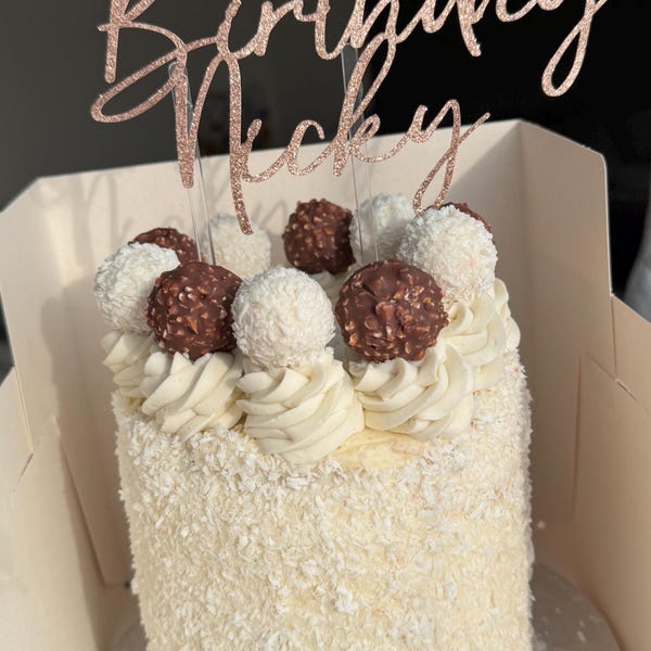 Large 18 Acrylic Number Cake Topper With Skewer Decorative Cake Signs ...