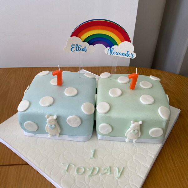 Magical Castle Layered Cake Topper, Glitter Birthday Cake Decor ...