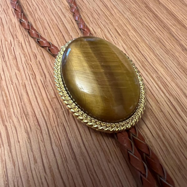 Engraved Tree Bolo Tie - Pine Forest Moon Gifts for Him - Bola Leather ...