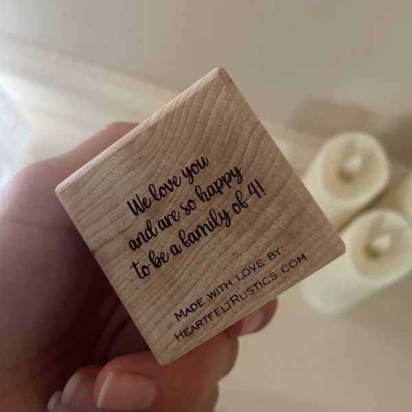 Personalized Baby Block, Baby Stat Block, New Baby Gift, Birth Block ...