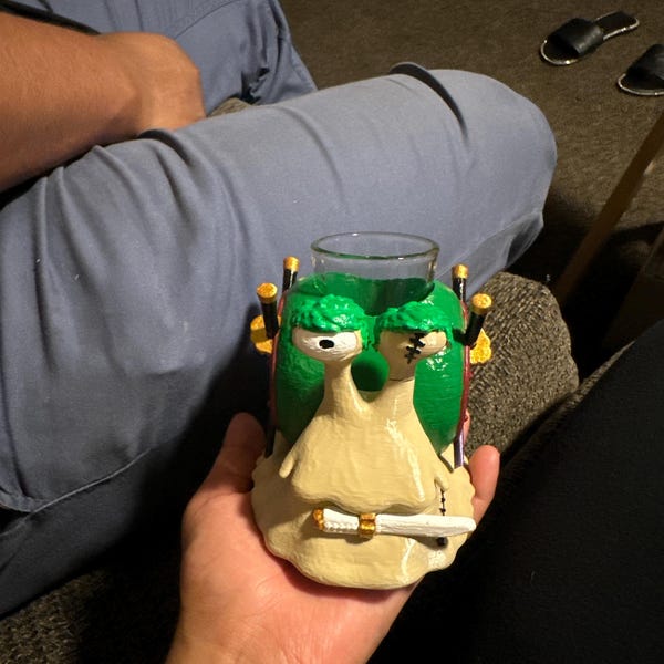 Anime Piece Character Pot Plant Custom Succulent Stand Indoor Inches ...