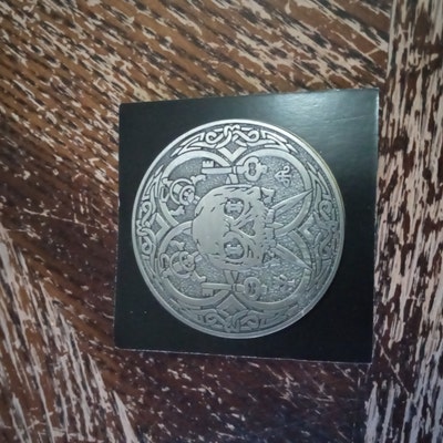 DND DRUID COIN, Large Dungeons and Dragons Charachter Coin D20 Rpg - Etsy