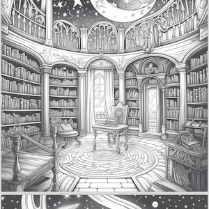 100 Windows to Another World Coloring Book Adult Coloring Pages ...