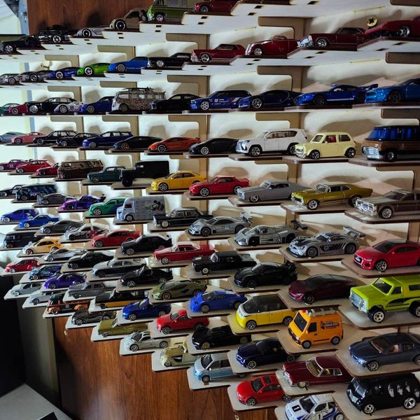 45 Degree Angles Display Cabinet, Personalized Diecast Toy Car Displays ...