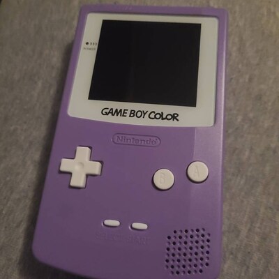 The Latest Tech Gameboy Color GBC Candy Purple Shell logo - Etsy