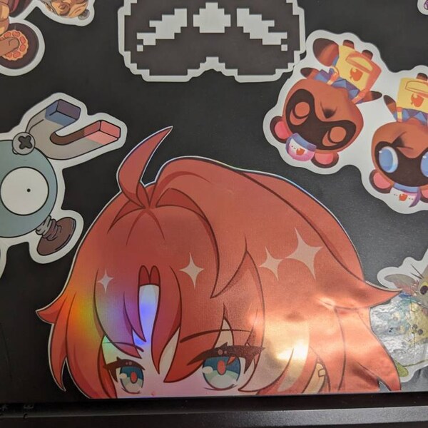 Argenti Peeker Holographic Sticker | Honkai Star Rail Sticker | Argenti ...