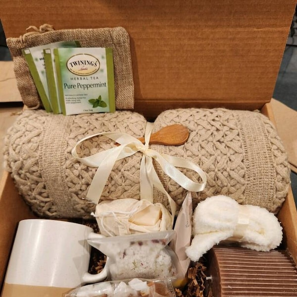 Sending Hugs Gift Box for Her, Sympathy Gift, Birthday Gift, Self-care ...