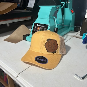 Hunting Life Whitetail Deer Leatherette Hat Patch With - Etsy