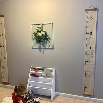 Tan Fabric Growth Chart Fabric Height Tracker Portable Growth Chart Personalized Growth Chart - Etsy