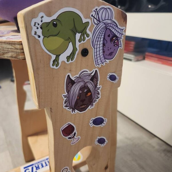 Creepy Peepies Sticker Set - Etsy