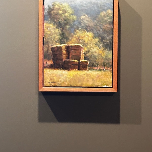 Natural Wood Floating Frame, Available in Maple, Walnut, Cherry, and ...