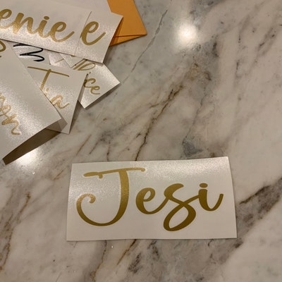 Decals for Tumblers, Name Decal, Vinyl Words, Names, Vinyl Sticker ...