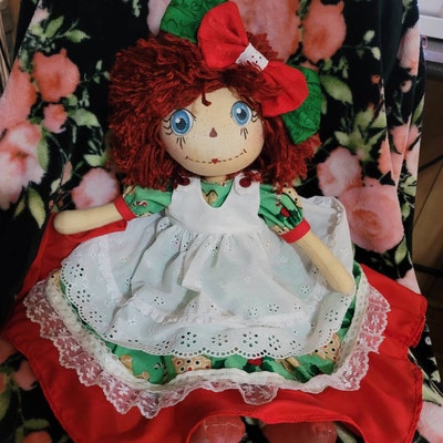 E-pattern 16 Inch Raggedy Ann Doll, Cloth Doll - Etsy