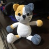Crochet Cat Pattern Amigurumi Cat Pattern Pdf Tutorial - Beans the Cat ...