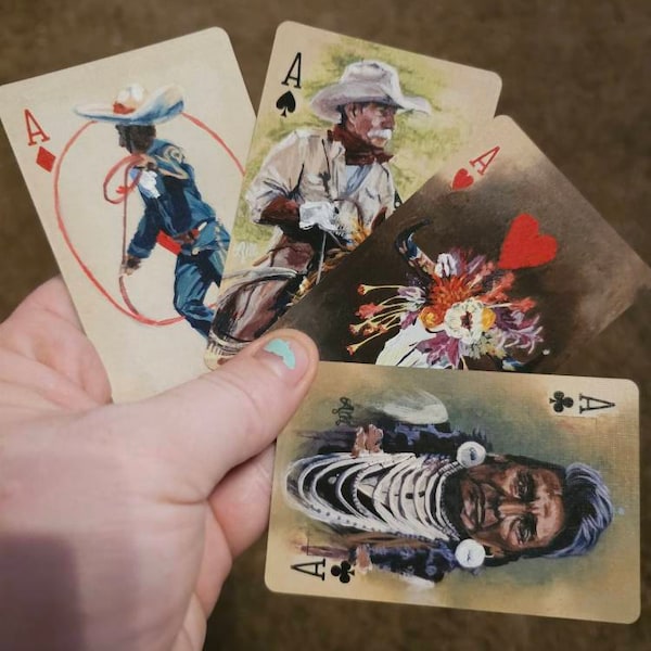 1ST DECK Western Art Playing Cards - Etsy