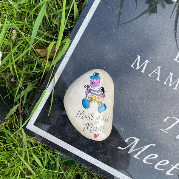 Bereavement Gift, Grave Ornament, Memorial Stone Gift. Friend Gift ...