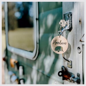 Personalised Caravan Keyring-bag Tag-personalized-van-camping - Etsy ...