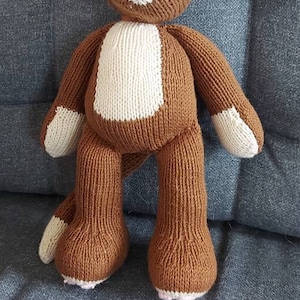 Woolie Lamb Knitting Pattern PDF Knitting Pattern Download Knitted Flat ...