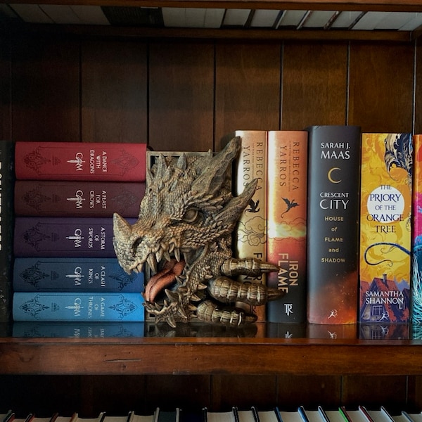 Dragon Book Nook, Tabletop Fantasy Role-playing Props, Unique ...