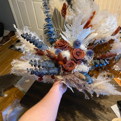 Terracotta Rust Greenery Pampas Grass Arch or Wall Decor - Etsy