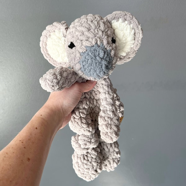 MINI Koa Koala Knotted Lovey — Crochet Koala PATTERN - Etsy