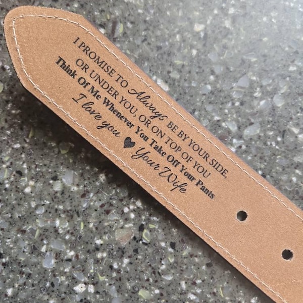 Custom Leather Belt for Men, Engraved Leather Belt, Personalized ...